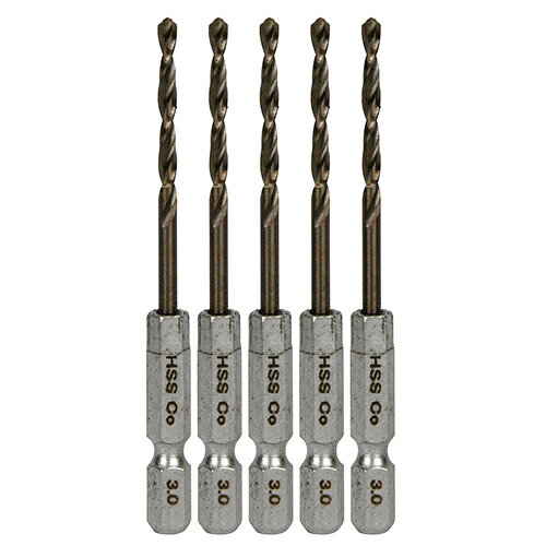 特長●使い慣れたサイズ、コバルトハイス鋼MCE刃先で従来比3倍の高速切断が可能な適長ステンレスドリルです。●コバルトハイス鋼(Co-HSS)を使用し、高温時の耐摩耗性が高く、ステンレス鋼の切削に最適です。●鉄への切削にも寿命抜群です。●六角...