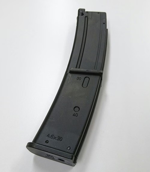 装弾数40発、ガスブローバック・MP7A1用マガジン ※「純正品以外に使用される場合、給弾不良や装着できない場合がございます
