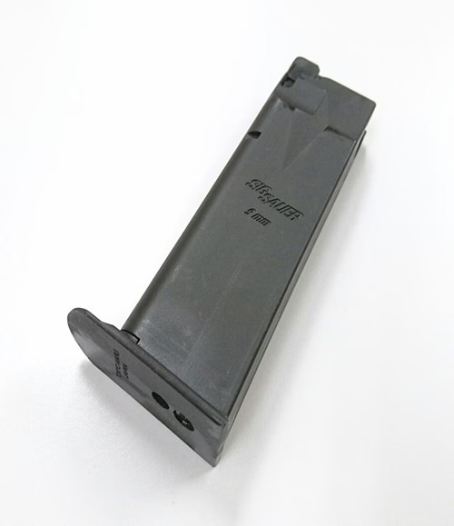 装弾数25発、ガスブローバック・P226用マガジン ※「純正品以外に使用される場合、給弾不良や装着できない場合がございます