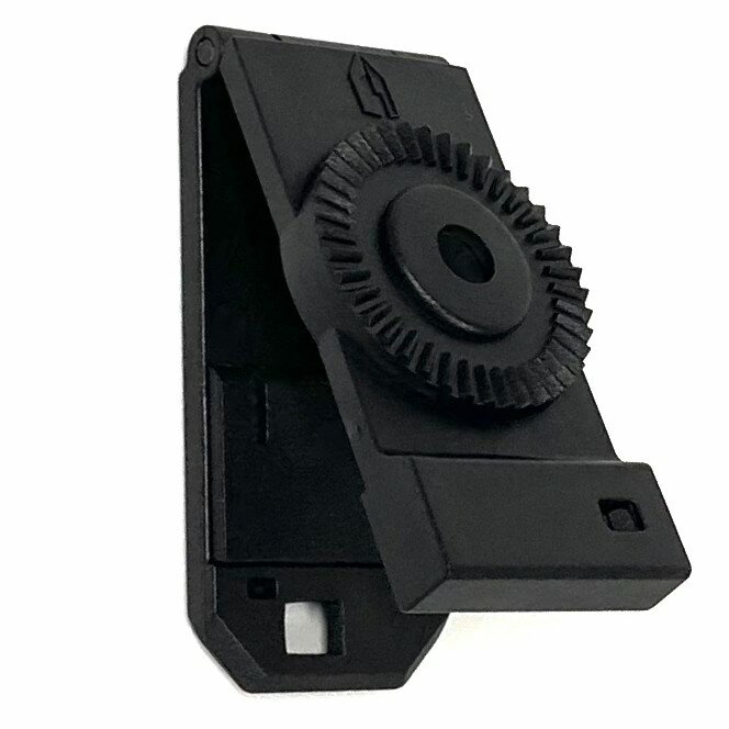 寸法：6×3cm AMOMAX製ホルスター各種をMolleへ取り付ける用のアタッチメント。 Molleがワンスロットあれば取り付け可能。