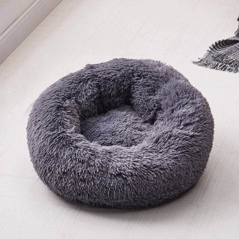商品名：いぬ・猫ベッド 猫クッション 犬ベッドハウス 犬猫ベッド 犬冬暖かい寝袋 いぬ・猫ベッド 60cm　4※お届けまでに、通常2-3週間程お時間を頂戴しております。配送会社の都合により、1ヵ月程度要する可能性もございます。【カラー】Da...