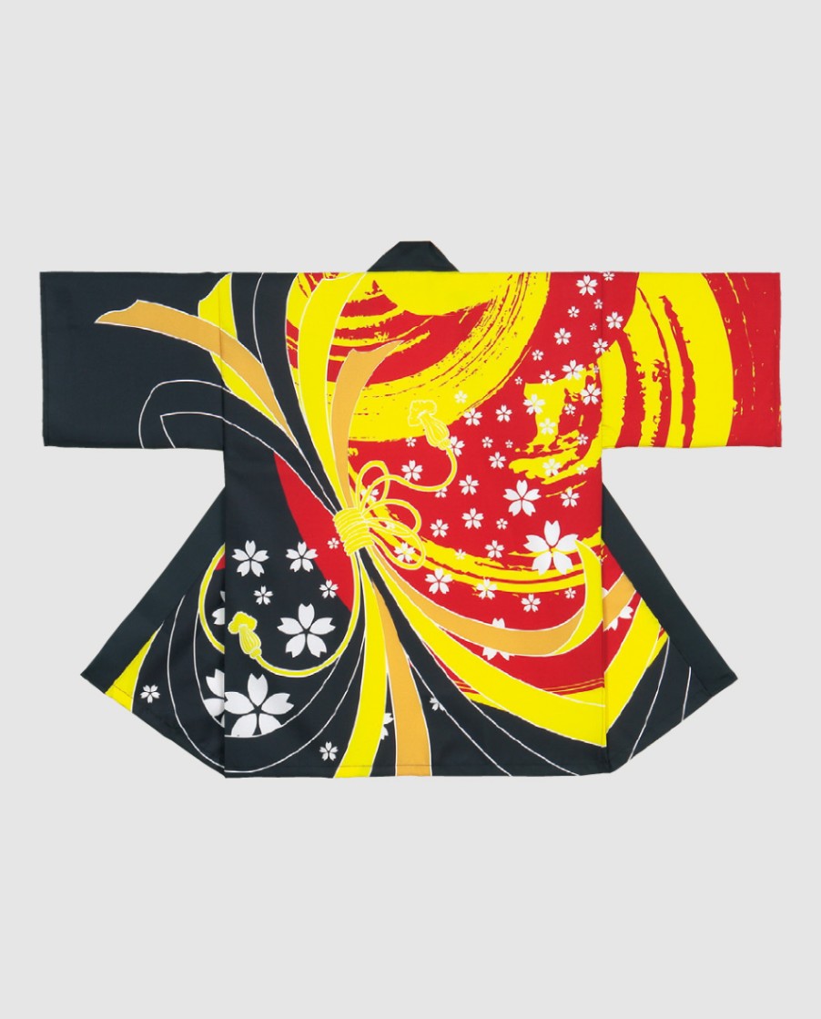 法被　破竹の勢い　日本の踊り 綿100％　天竺生地使用　薄めのさらっとした生地なので羽織りやすいです 身丈80cm　身幅68cm（規格） サイズ感 大人男性　Lサイズ 女性では少し大きめに感じますがイベントや 一般のお祭りには問題ないサイズ...