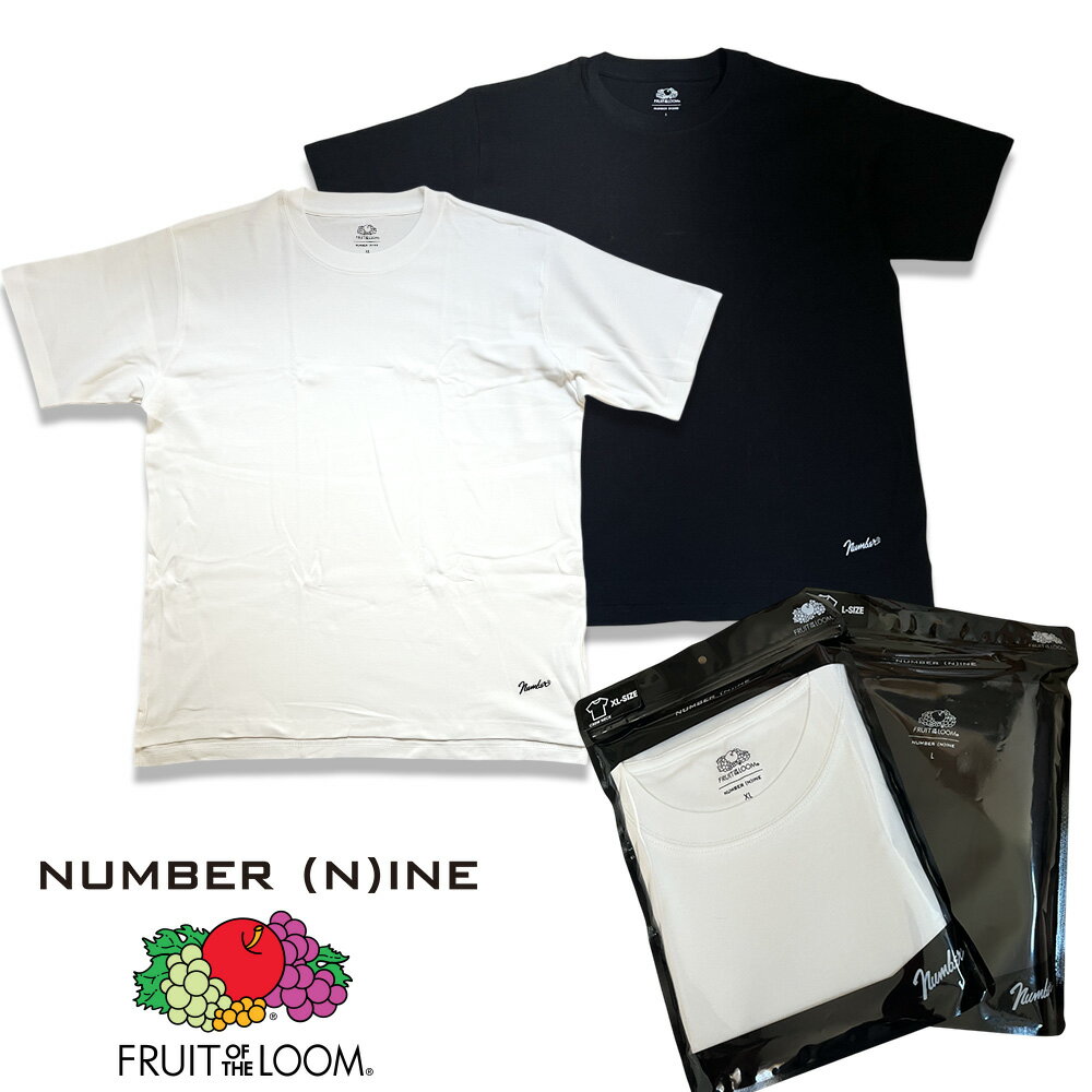 ロックスタイルのパイオニアである「ナンバーナイン」が パッケージシリーズでフルーツオブザルームとコラボ 前後差を付けたサイドスリットが立体的にシルエットを生み出します。 やわらかいコットン素材が肌触りがよく横によく伸びる生地なのでゆったり着...