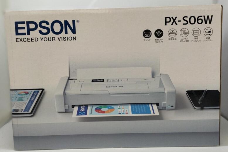 商品情報商品説明エプソン プリンター A4 モバイル カラーインクジェット ビジネス向け PX-S06W ホワイト・最大用紙サイズ/色数:A4、4色顔料・接続方法:無線LAN(2.4/5GHz)、Wi-Fi対応、USB対応・機能:プリント・...