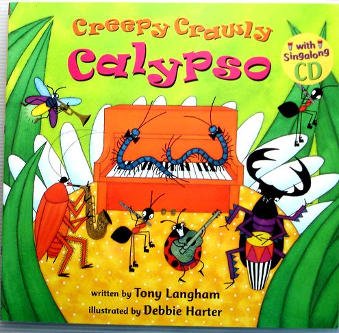 【中古】Creepy Crawly Calypso (Book & CD)。 言語：英語・日本語。発行所：Barefoot Books Ltd。著者：Tony Langham。イラスト：Debbie Harter。2004年7月1日発行。商...