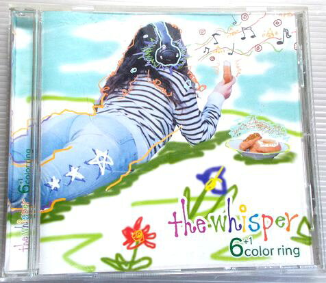 【中古CD】the whisper 6＋1color ring。 2005年発行。 【曲目】1.ダイビング。2.晴レルヤ。3.TRIGGER。4.world。5.冷めたココア。6.with party。 【コンデション＝良い】帯付きです。C...