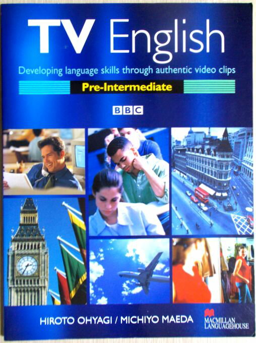 【あす楽】TV English pre-intemediate。 発行所：マクミランランゲージハウス。2006年発行。商品サイズ：24.7×18.6×0.7 cm。72p。 【CONTENTS】※画像をご確認下さい。 【コンデション＝非常に...