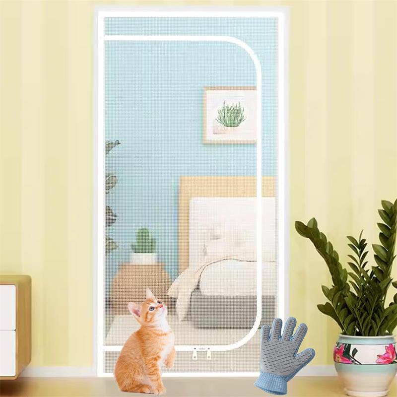 ? 【サイズと適用場所】80*200cm（幅広さ*高さ）、本品は多サイズが選択でき、中小型ペットに対応し、猫や犬、うさぎなどの小動物も赤ちゃんも使用できます。また、屋内や屋外、リビングルーム、バルコニー、玄関、庭、キッチン、出入り口など危険...