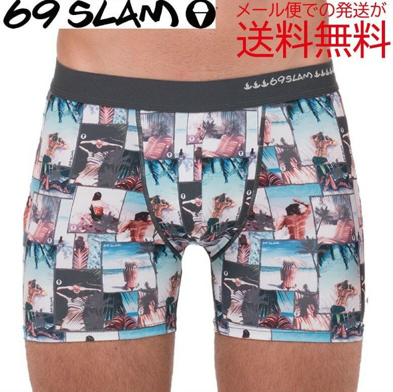 69SLAM ロックスラム ボクサーパンツ メンズ ブランド ポリエステル UNDER THE PALM 69SLAM ロックスラム ボクサーパンツ メンズ ブランド ポリエステル UNDER THE PALM 【送料無料はメール便での発送...