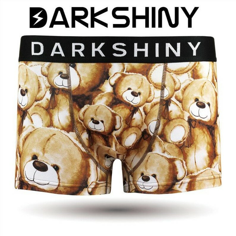 DARKSHINY ボクサーパンツ メンズ ダークシャイニー男性 彼氏 父 旦那 ギフト 記念日 誕生日プレゼント おしゃれ DARKHINY YELLOW LABEL- TEDDY BEAR YLMM01 DARKSHINY ボクサーパン...