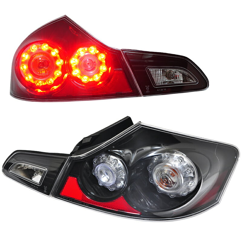 【楽天市場】V36 スカイラインセダンLEDテールランプ ブラックG25 G35 G37 Q40インフィニティ 78ワークス：78WORKS楽天市場店