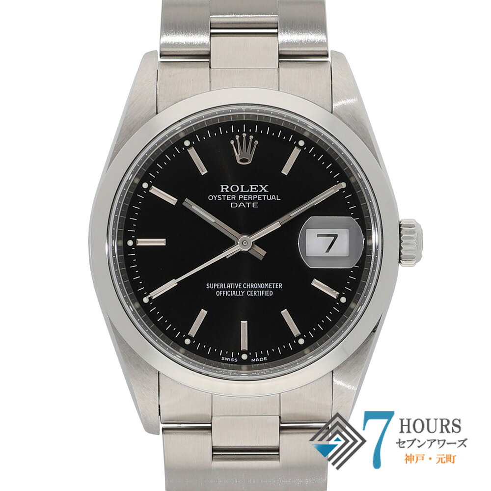 商　品　詳　細 取扱店舗 心斎橋　06-6210-1556 管理番号 148825 ブランド ROLEX／ロレックス 商品名 オイスターパーペチュアルデイト34 型　番 15200 シリアル K番 文字盤 ブラック 性　別 メンズ 素　材 ...