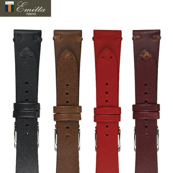 正規品 交換用ベルト ミモザ エミッタ ブッテーロ 17mm 18mm 19mm 20mm カーフレザー 革ベルト MIMOZA Emitta BUTTERO 替えベルト 選べるモデル ◆Emitta（エミッタ）は、アパレルを意識した素材感...