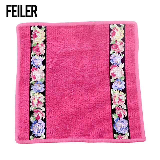 フェイラー ハンカチ レディース ブランド 小物 ドイツ製 AIDA SCHWARZ FEILER CHERRY ◆フェイラーは、1948年にドイツ・ホーエンベルクで誕生したライフスタイルブランド。伝統工芸技法「シュニール織（モール織）」を...