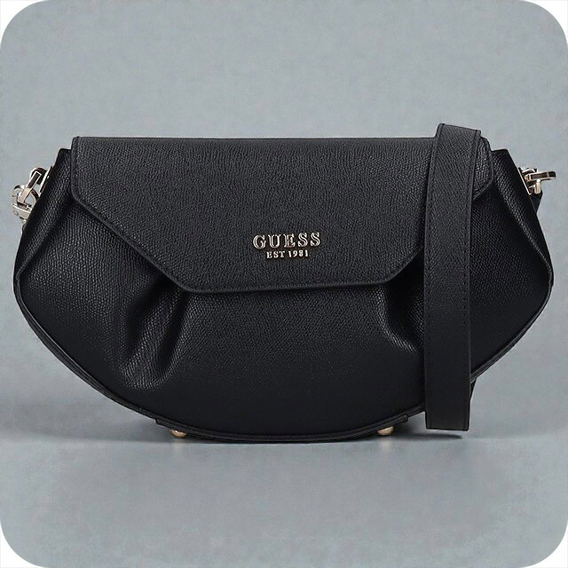 ゲス ボディバッグ レディース ブランド AMORETTE Flap Crossbody バッグ ショルダーバッグ BG789820 GUESS BLACK ◆GUESS（ゲス）は1981年、マルシアーノ兄弟によってアメリカで誕生したファッ...