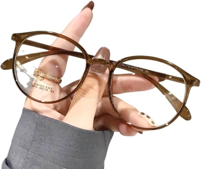 商品情報【商品】リムレスメガネ（韓国トレンド）【色とサイズ】ブラウン　フレーム幅：約144mm　テンプル長さ：約145mm　ブリッジ：約20mm　レンズ幅：約50mm　レンズ高さ：44mm韓国 メガネ リムレス レディース 度なし ブルーラ...