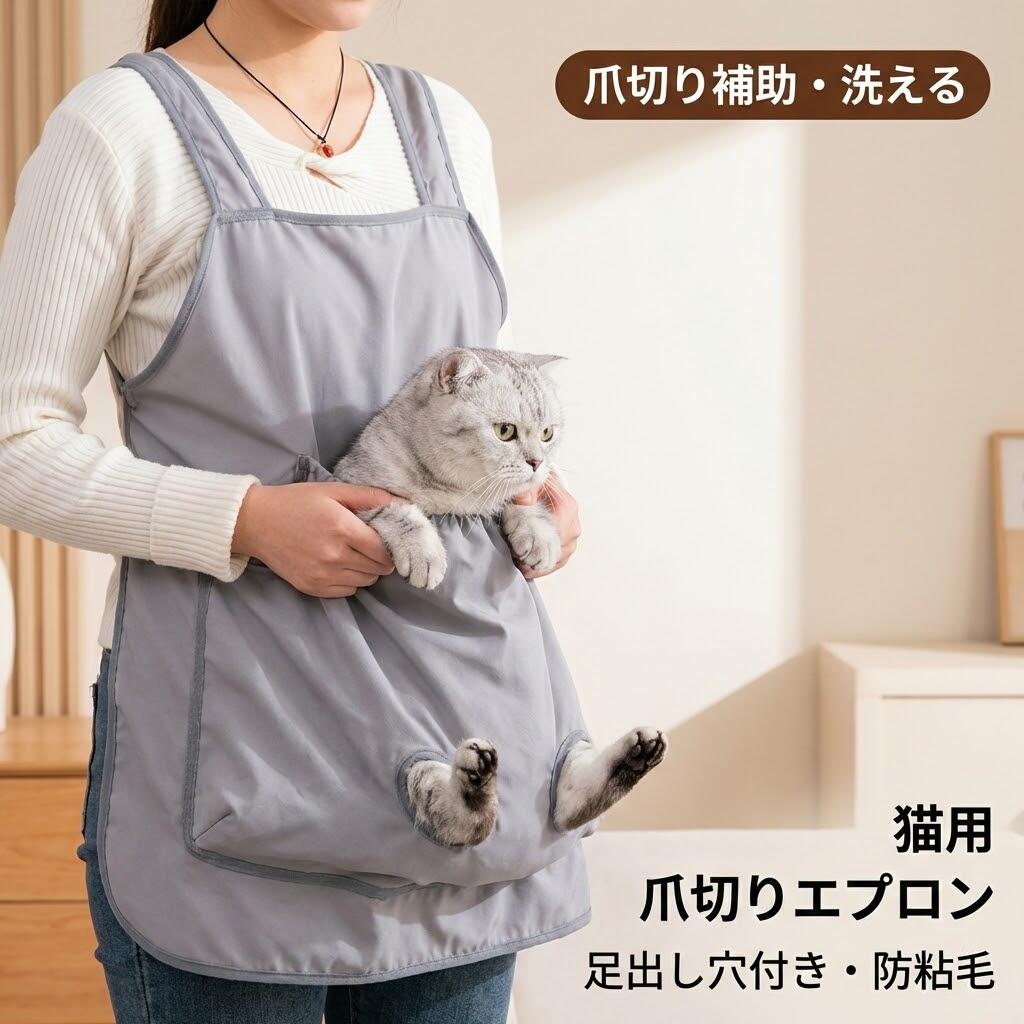 ▼商品紹介▼カラー：写真とおり素材：ポリエステル【足出し穴で快適抱っこ】猫ちゃんの足を出せる専用ホールで、圧迫感を軽減しながらしっかりサポート。猫も飼い主もリラックスできるデザインです。【やさしい肌触り＆高密着素材】通気性と柔らかさを兼ね備...