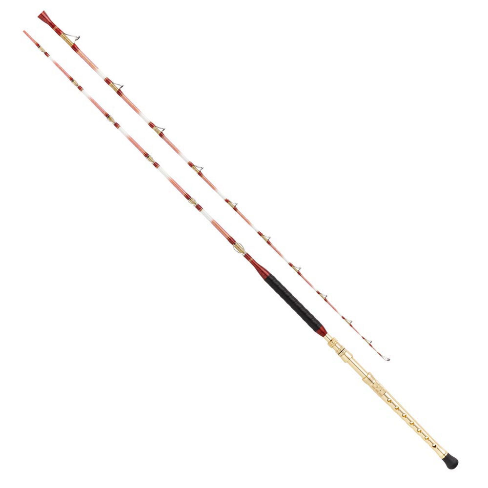 フジLCガイド仕様・総糸巻き仕上げのパワーソリッド採用で、釣りの楽しさが広がる一品 【仕様】 調子：6:4 規格：180H 全長（m）：1.80 継数（本）：2 仕舞（cm）：141 自重（g）：536 適合錘（号）：80〜300 カーボン...