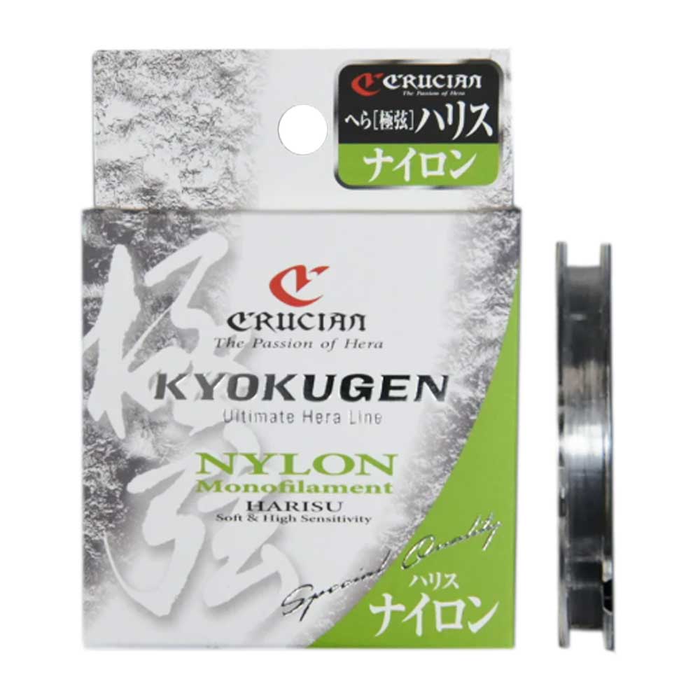 極弦ハリス　ナイロン シリーズ最高峰ナイロンハリス。強く糸絡みが少ないハリス専用設計。 「直線強度」「結束強度」共に最高レベルを計測するハイグレードナイロンハリス。特殊加工により、適度なハリを持たせることで、高活性時の激しい煽りの中でも負け...