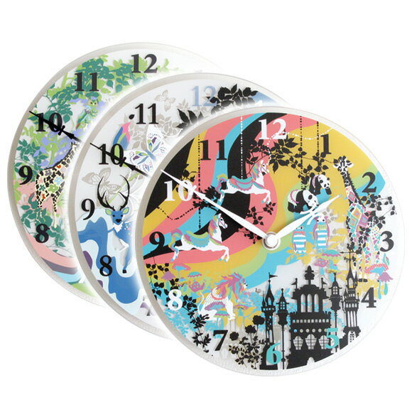 ガラス掛け時計「アートシリーズS」　のスペックサイズ直径20cm、重さ約450グラム素材ガラス、ワイヤースタンド（置き時計として使用）機能掛け時計（置き時計としても使用可）備考単3×1本ご注意ご蘭になるブラウザによって現物と多少色が違って見...