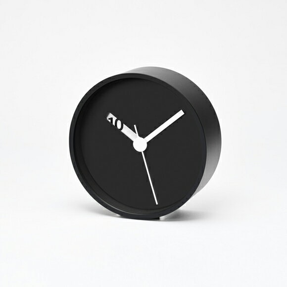 Lemnos レムノス 掛け時計 Extra Normal Clock エクストラノーマル クロック ブラック　(TL-RM24-07BK)　のスペックサイズ直径13×奥行4.6cm、重さ300g素材ミニウム、ポリカーボネート、ガラス機能ス...