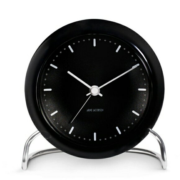 アルネ ヤコブセン(ARNE JACOBSEN) 置き時計 目覚まし時計 デンマーク 北欧 置時計 デザイン おしゃれ　のスペックサイズサイズ：幅110mm×高さ120mm×厚さ60mm重さ：約284g（電池抜き）素材レンズ：アクリルケース...
