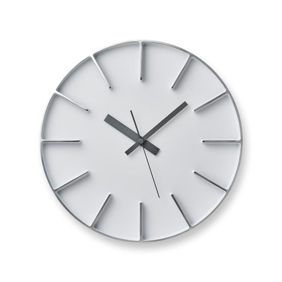 タカタレムノス　掛け時計　Edge Clock　エッジロック　AZ-0115 WH / ホワイト　　　　掛け時計　(tl-az-0115-wh)　のスペックサイズサイズ：φ350×d40mm重量：1,510g素材素材：アルミニウム機能運針：...