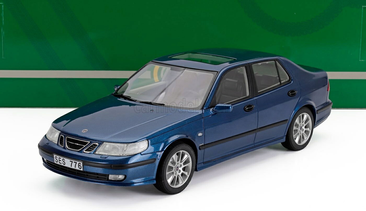 Trademark: CULT-SCALE MODELS Brand: SAAB Model: 9-5 TURBO AERO 1998 Scale: 1/18 Manufacturer code: CML198-3 Colour: BLUE...