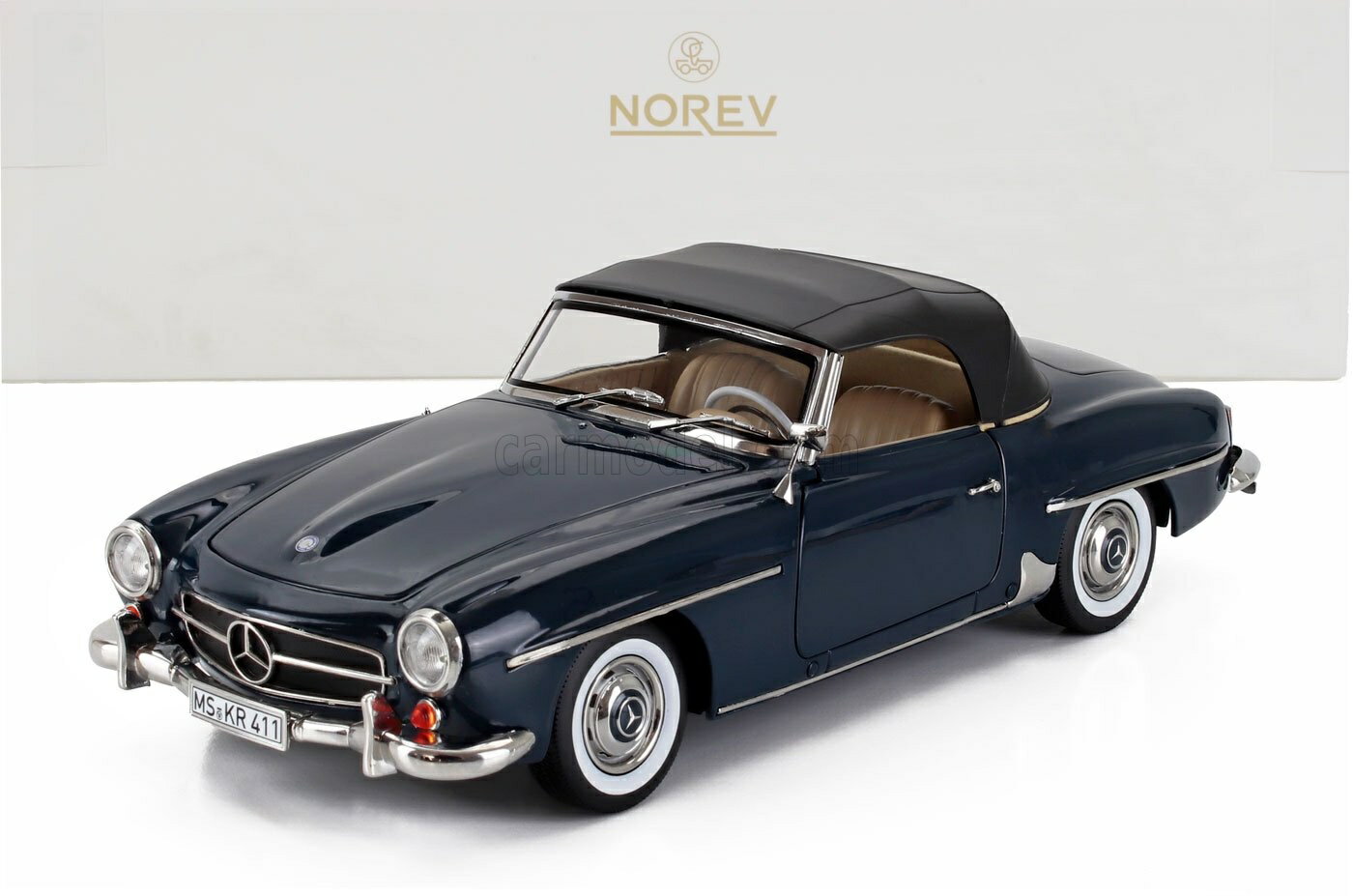 Trademark: NOREV Brand: MERCEDES BENZ Model: SL-CLASS 190SL SPIDER 1957 Scale: 1/18 Manufacturer code: 183403 Colour: MI...