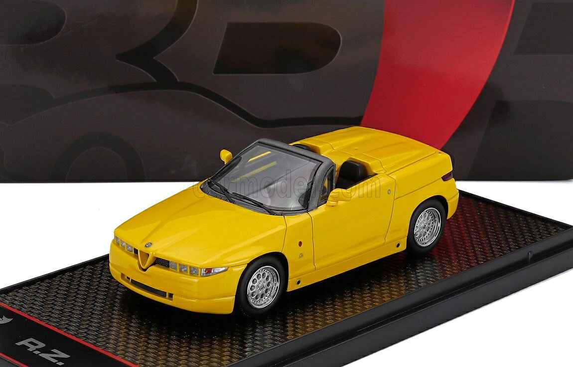 Trademark: BBR-MODELS Brand: ALFA ROMEO Model: RZ ROADSTER SPIDER 1992 Scale: 1/43 Manufacturer code: BBRC311C Colour: Y...