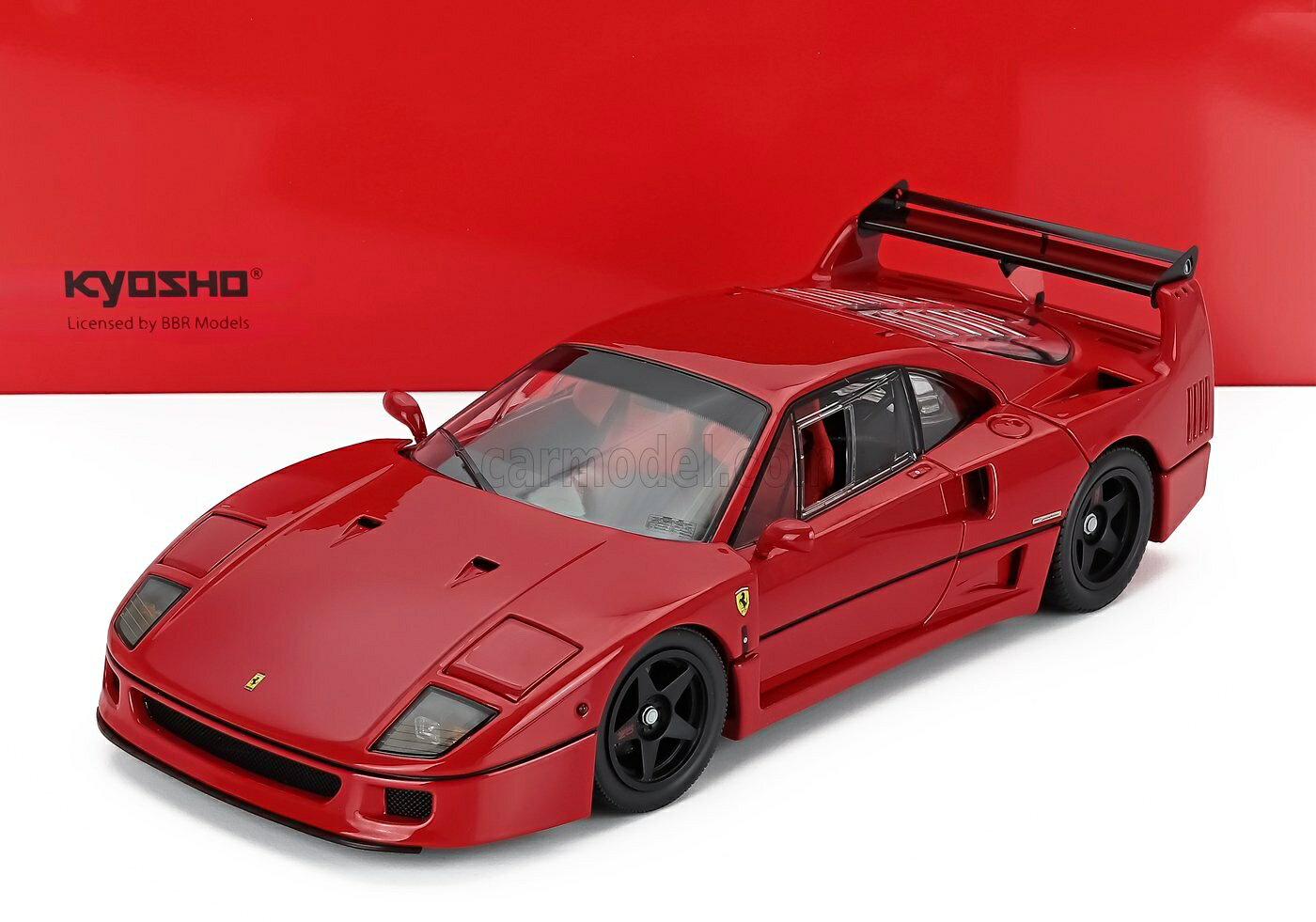 Trademark: KYOSHO Brand: FERRARI Model: F40 LIGHT WEIGHT LM WING 1987 Scale: 1/18 Manufacturer code: 08416RLM Colour: RE...