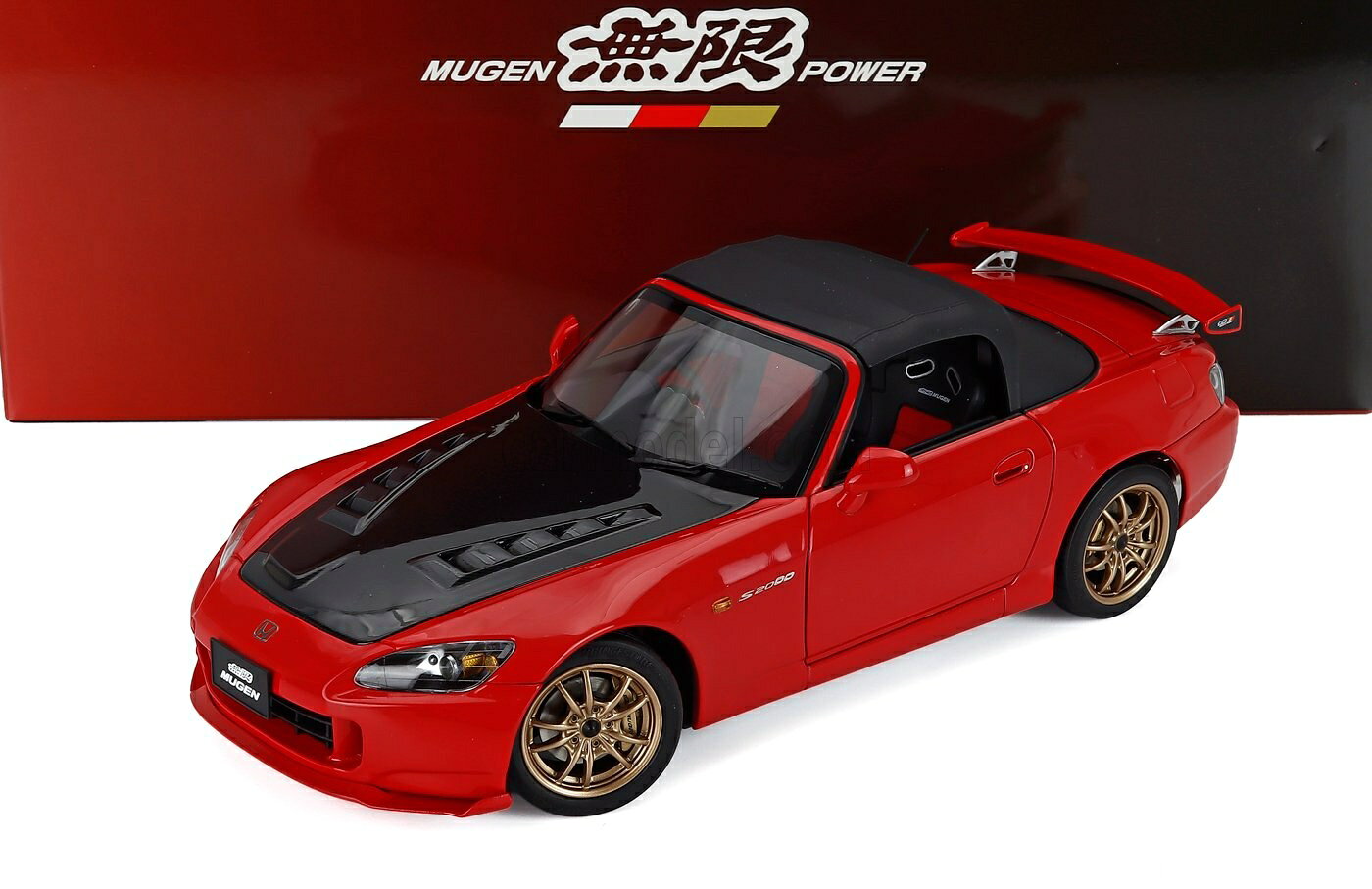 Trademark: MOTORHELIX Brand: HONDA Model: S2000 SPIDER HARD-TOP MUGEN 2001 Scale: 1/18 Manufacturer code: M85124 Colour:...