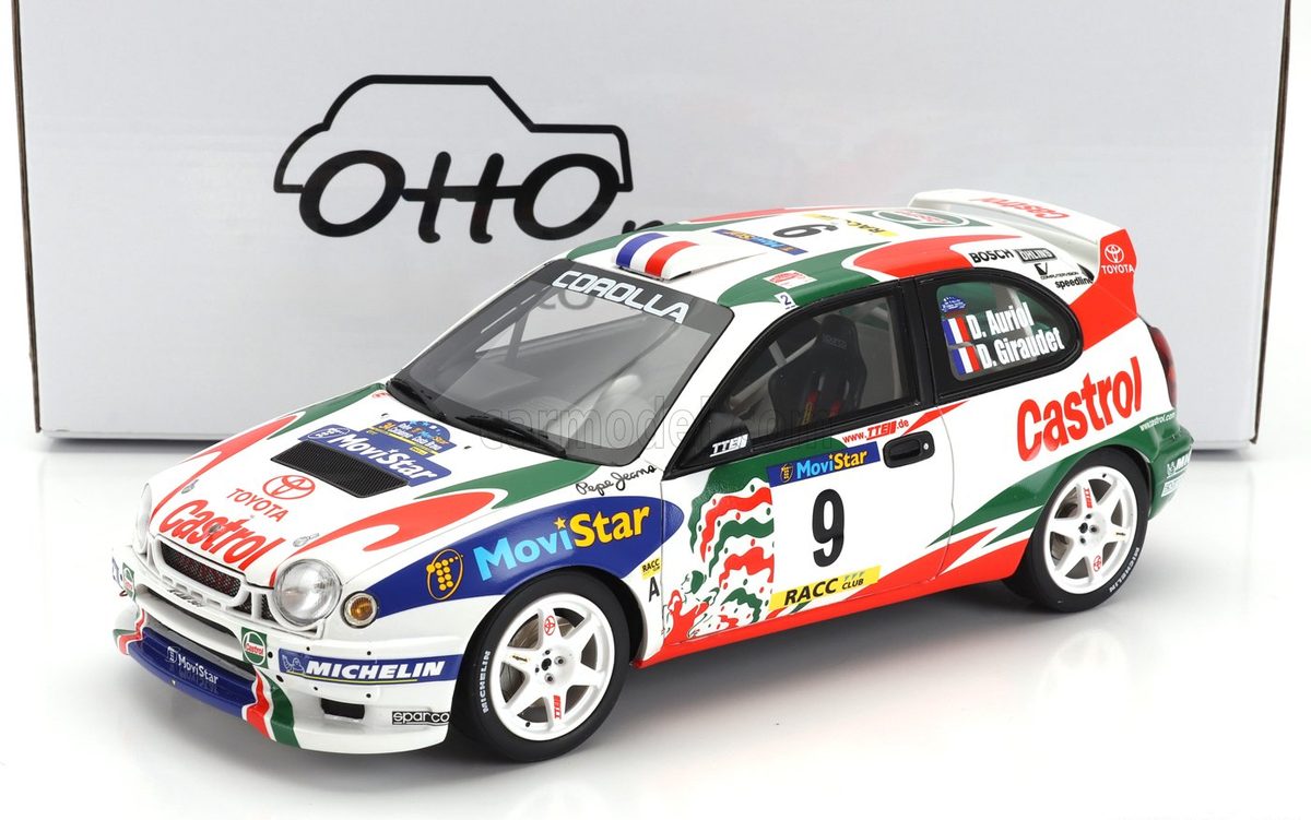 Trademark: OTTO-MOBILE Brand: TOYOTA Model: COROLLA WRC TEAM CASTROL N 9 WINNER RALLY CATALUNYA 1998 DIDIER AURIOL - DEN...
