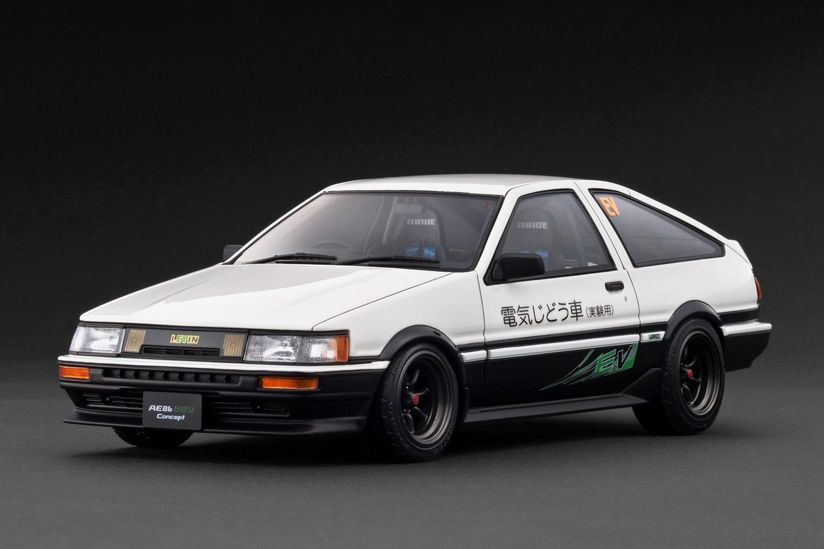Trademark: IGNITION MODEL Brand: Toyota Model: Toyota Corolla Levin 3Dr (AE86) BEV Scale: 1/18 Manufacturer code: IG3807...