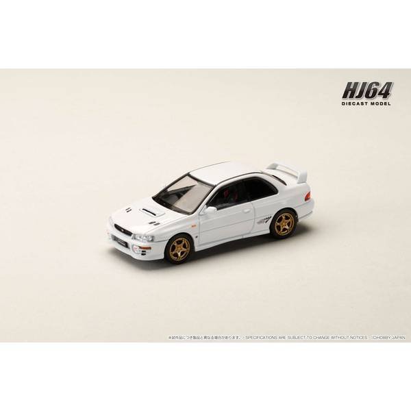 Trademark: HOBBY JAPAN Brand: SUBARU Model: SUBARU IMPREZA WRX TYPE R STI VERSION GC8 FEATHER WHITE Scale: 1/64 Manufact...