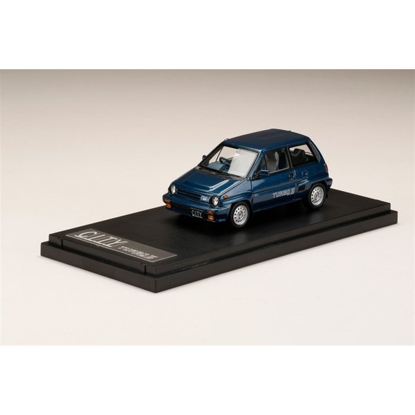 Trademark: HOBBY JAPAN Brand: HONDA Model: HONDA CITY TURBO II 1983 TONIC BLUE METALLIC Scale: 1/43 Manufacturer code: P...