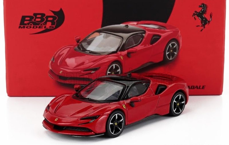 Trademark: BBR-MODELS Brand: FERRARI Model: SF90 STRADALE HYBRID 1000hp Scale: 1/64 Manufacturer code: BBRFER64030 Colou...