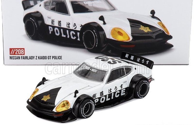 Trademark: MINI GT KAIDO HOUSE Brand: NISSAN Model: FAIRLADY Z KAIDO GT POLICE Scale: 1/64 Manufacturer code: KHMG208 Co...