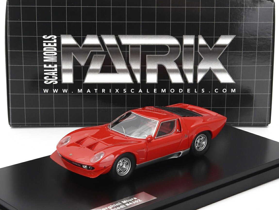 Scale: 1/43 Manufacturer code: MX51207-012 Colour: RED Material: resin Year: 1969 EAN: 051207012006 Notes: LIMITED EDITION