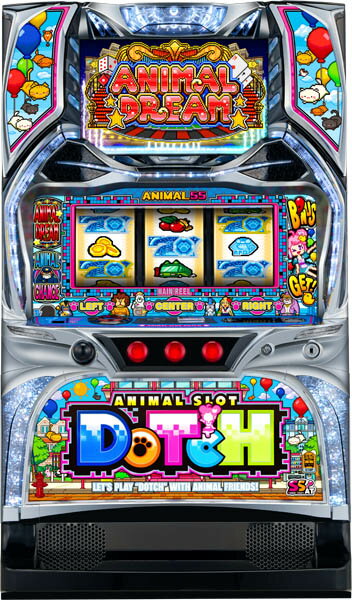 レトロゲーム風の画面で多数の動物が活躍するスマスロ『アニマルスロットドッチ』が北電子より登場した。本機は擬似ボーナスとSTのループで出玉を増やすAT機。初当り確率は設定1でも169.4分の1という軽めの数値で、STループ率は約82％（初回突...
