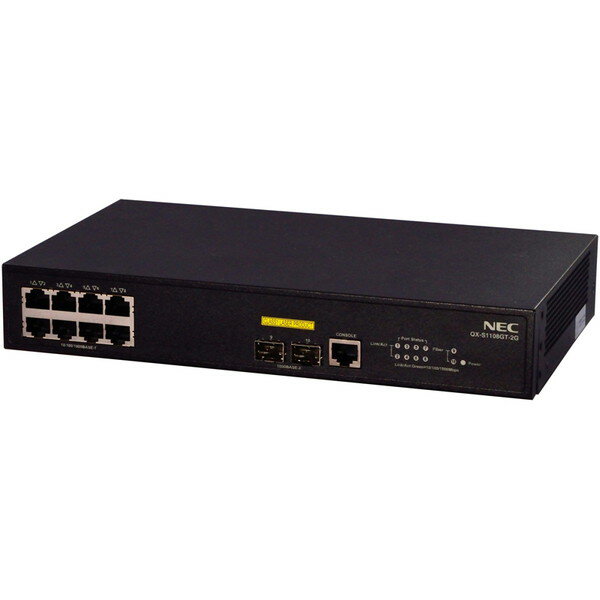 商品説明★ 10/100/1000×8ポート、SFP（SFPオプション実装でサポート）×2ポート。省エネ機能のEEE機能に対応。IEEE802.1X認証により不正端末からの通信を停止し、セキュリティの高いネットワークを実現します。マルチキャ...