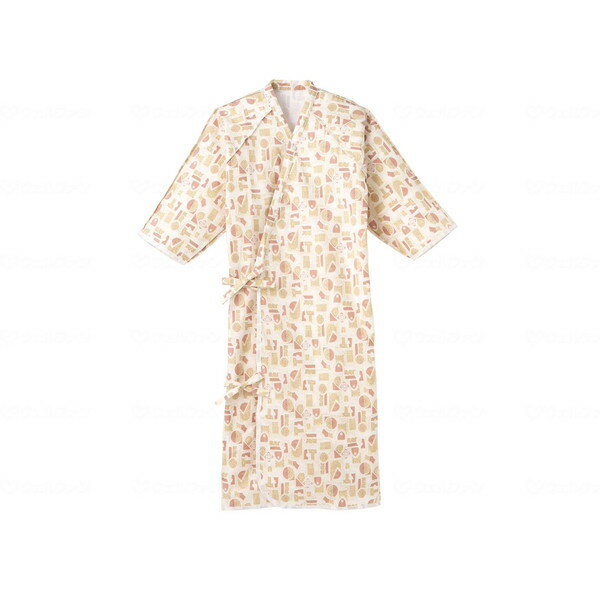 商品説明★ ソフトなガーゼ裏の二枚仕立て。縫い合わせは外側でやわらかな肌ざわりです。★ 胸元がはだけない内側ボタン付。★ わき穴ありスペック* 身長:172cm〜182cm* 胸囲:98cm〜108cm