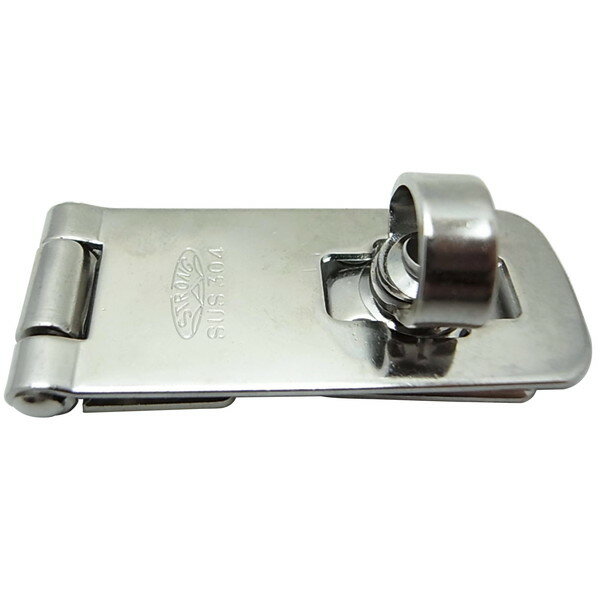 商品説明★ 南京錠で施錠できる防犯型。サビに強い★ 用途:木製扉から小箱までの締り具に※取り付けの際、木部の割れやネジの破損を防ぐためキリで下穴を開けてください。スペック* 規格:EX-55mm* 使用ビス(mm):3.1×16* 材質:S...