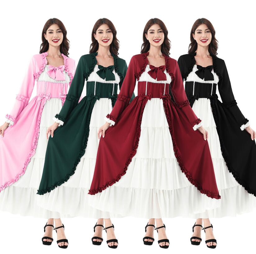 ITEM INFORMATION 【商品詳細】 商品内容：ドレス コスプレ衣装　舞台演出服　普段着　撮影衣装　多用途♪ ■サイズ S　バスト84　ウェスト74　着丈138　身長155-165　体重50kg M　バスト88　ウェスト78　着丈...