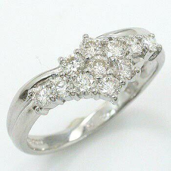[　仕　様　：　1個 ] 材質 プラチナ900 使用石(サイズ約) 天然ダイヤモンドtotal 0.5ct 最大幅(約) 7mm 重量(約) 2.7g