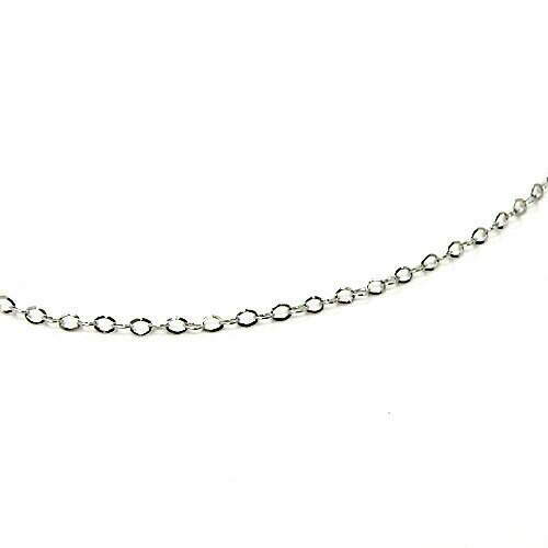 [　仕　様　：　1個 ] 材質 18金ホワイトゴールド 大きさ(約) 幅：1.4mm(最大幅) 長さ：40cm プレート最大幅　3mm 重量 1g 　他店舗でも同時に販売しておりますため、タイム 　ラグにより在庫商品が確保できない場合がござ...