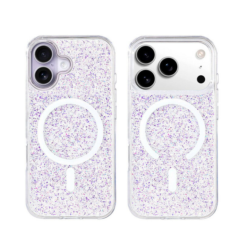 ・光の角度できらめく、華やかグリッター ・MagSafeアクセサリーにピタッと対応 ・ハイブリッド構造でしっかり保護 ■商品仕様 ・商品名：MagSafe対応グリッターケース ・ブランド：Design Skin（デザインスキン） ・販売元：...