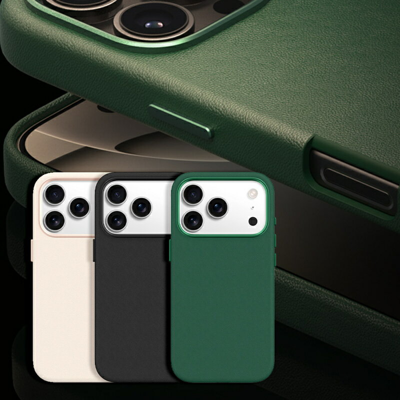 ・薄型レザー調の上品なミニマルデザイン ・内蔵マグネットでMagSafe充電やアクセサリーもスムーズ ・カメラホール＆ボタンにメタルを採用したデザインアクセント ■商品仕様 ・商品名：MagSafe対応レザーケース ・ブランド：Design...