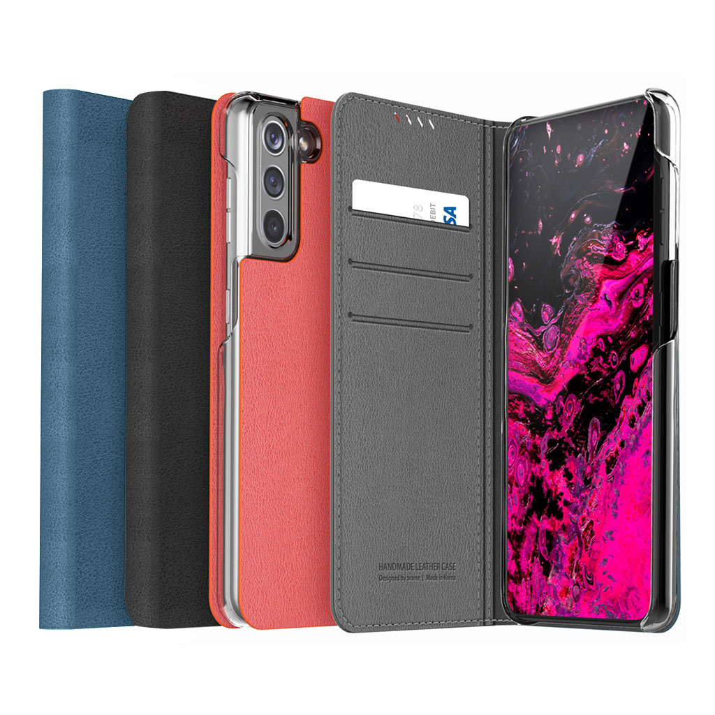 araree（アラリー)の「Mustang Diary」（マスタングダイアリー)は、ソフトなタッチ感のプレミアムレザー（合成皮革)を使った高級感あふれるシンプルなダイアリー型ケースです。 ●サムスン公式認証「Designed for SAM...