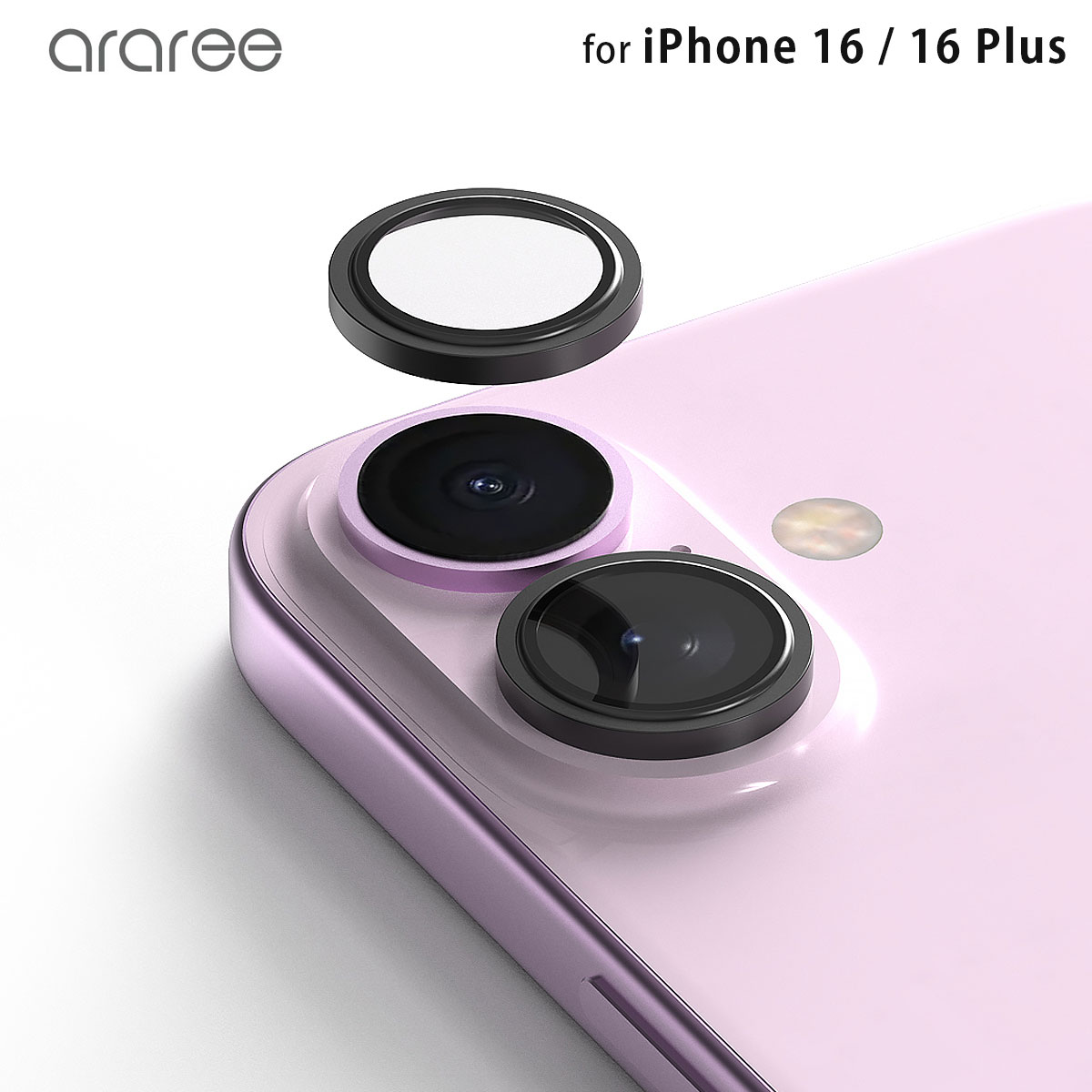 ・セパレート式レンズカバー ・9H硬度のハードコーティング ・飛散防止 ■商品仕様 ・商品名：core MR カメラ専用強化ガラスフィルム ・タイプ：フィルム ・ブランド：araree（アラリー） ・素材：カラス、メタル ・製造元：KDLA...